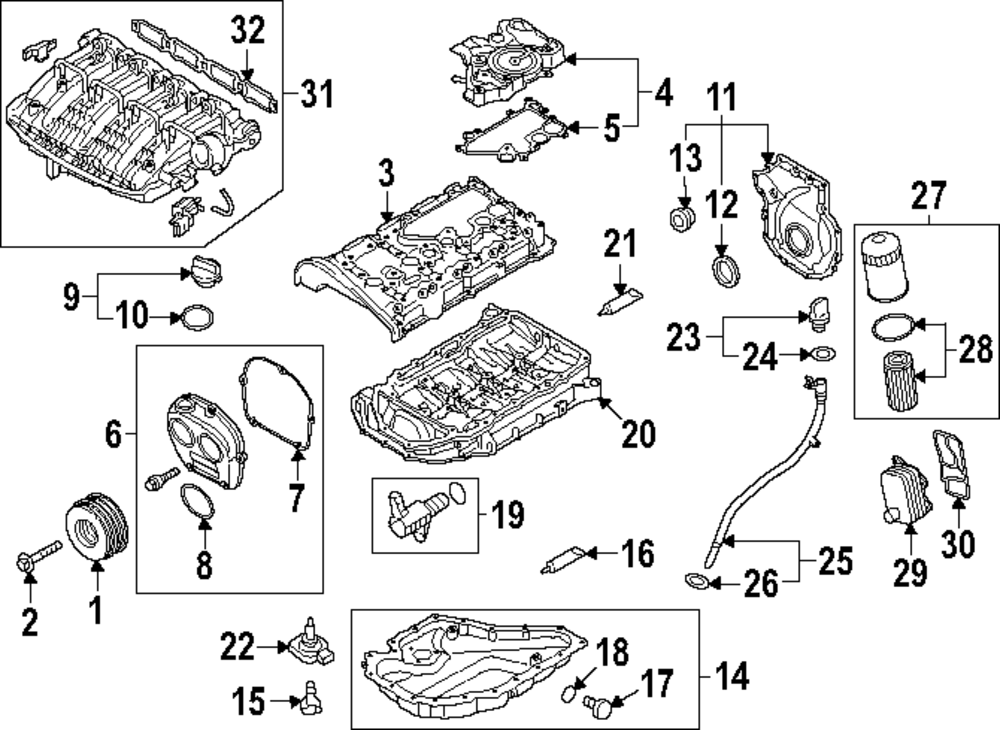 2019-2024 Volkswagen Oil/Air Separator 06Q-103-495-B | Retail ...