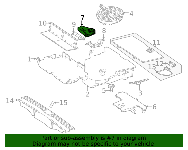 2020-2023 Mercedes-Benz Trunk Floor Storage Box 167-683-04-00 ...