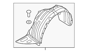 86812-A9000 - Fender Liner 2015-2021 Kia Sedona | Kia.Parts Store