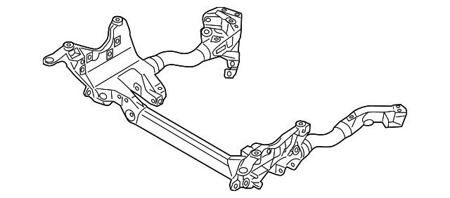 8T0-399-315-H - Engine Cradle 2008-2012 Audi | Audi OEM Parts