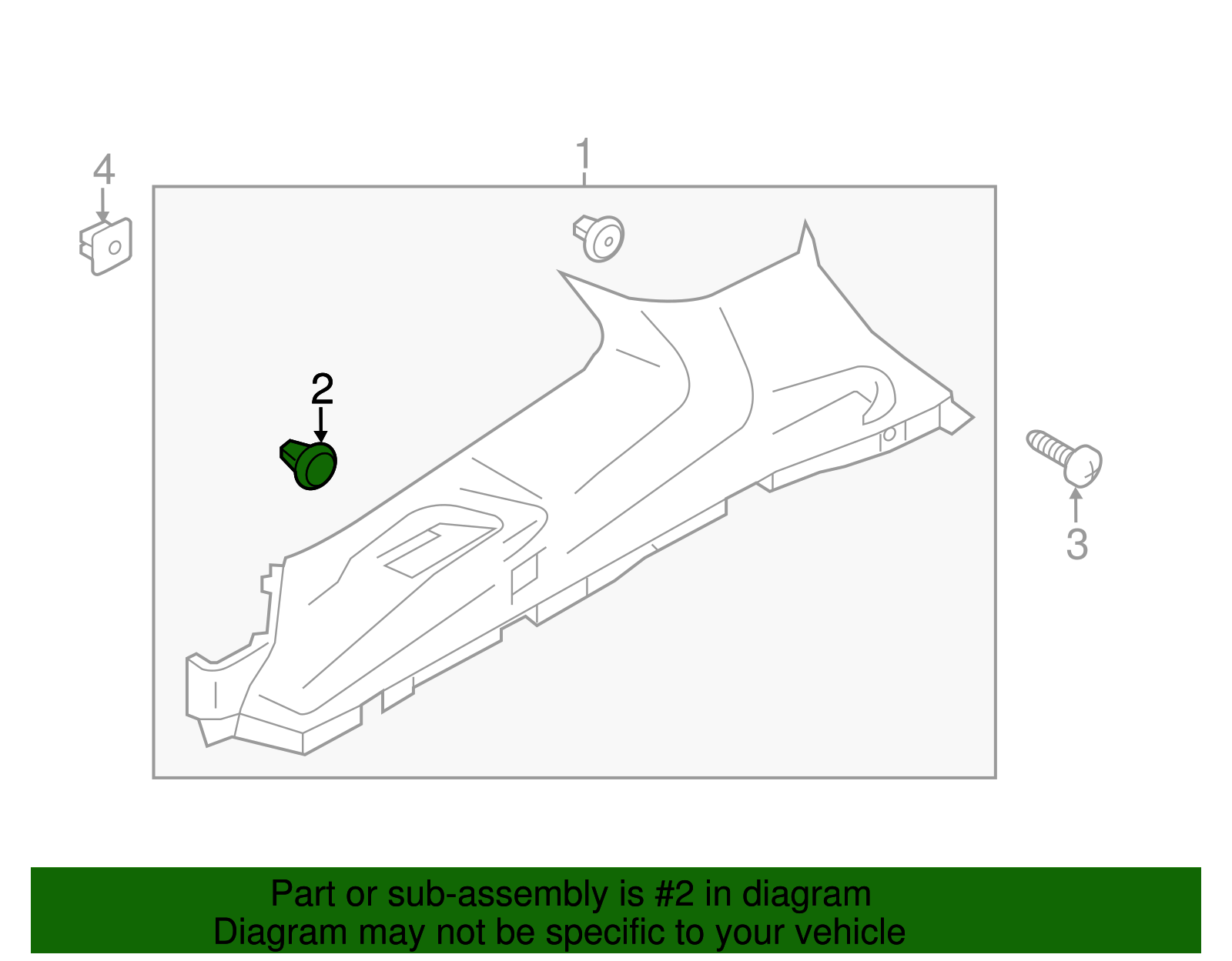 909130115 - 2004-2024 Subaru - Door Trim Panel Clip - 2004-2024 Subaru ...