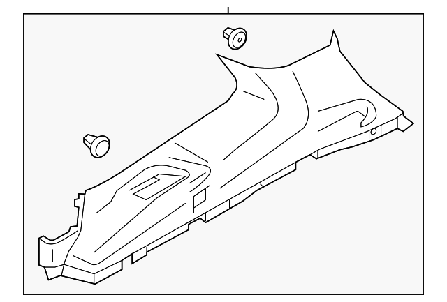 2014-2018 Subaru Forester Upper Quarter Trim 94015SG000LO ...
