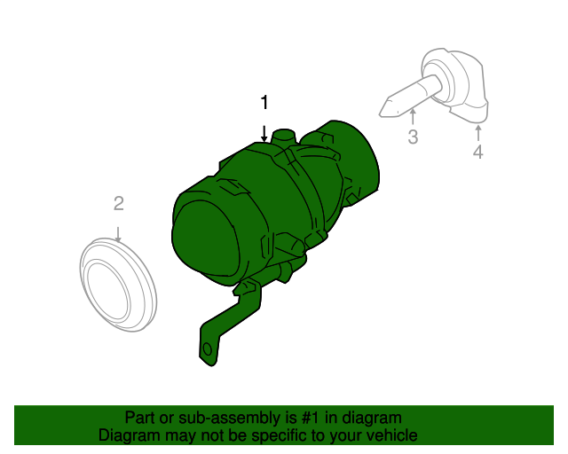 2004-2005 Hyundai XG350 Fog Light 92201-39500 | AutoNationParts.com