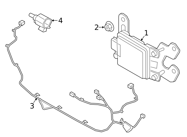 2020-2021 Kia Soul Distance Sensor 99110-K0100 | OEM Parts Online