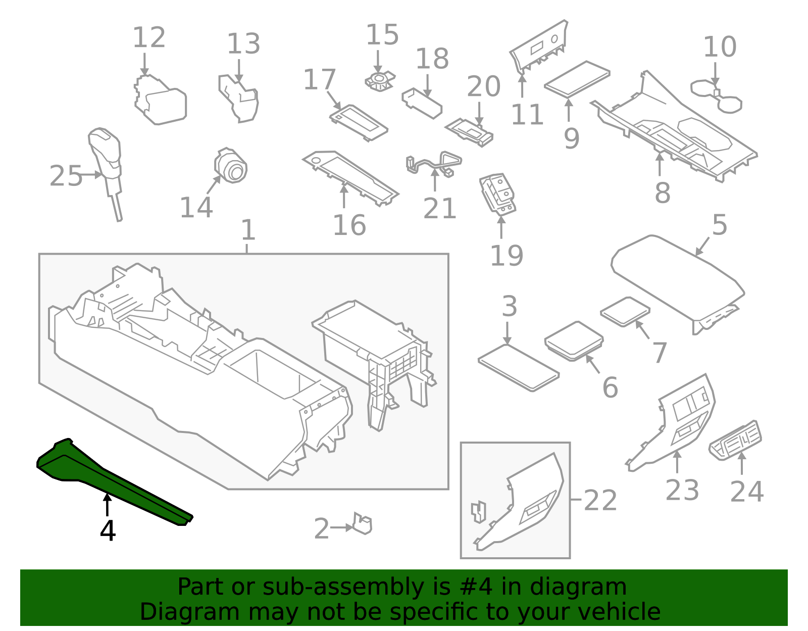 2019-2025 Nissan Altima Side Panel 96993-6CA0A | Nissan Parts Central