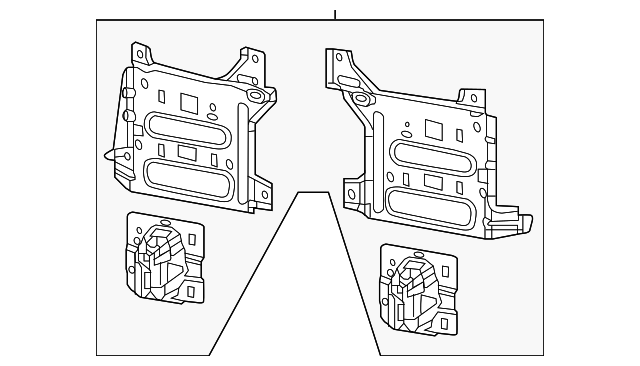 2015-2020 Ram Bumper Bracket 68271506AB | TascaParts.com