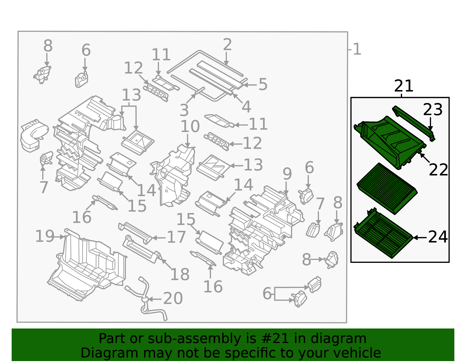 97190-T4000 - HVAC Air Inlet Housing 2022-2025 Genesis | AutoNation Parts