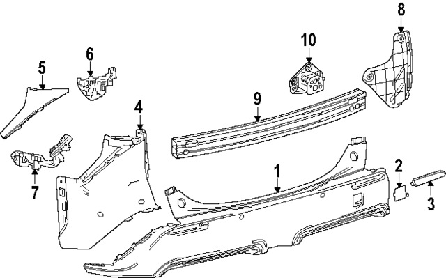 2023-2024 Subaru Solterra Bumper Cover 5215942949 | Subaru Parts Guys