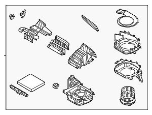 97100-CW000 - Blower Assembly - 2022-2023 Hyundai | hyundaiparts