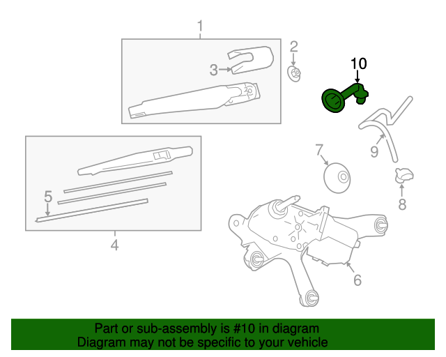 2001-2018 Toyota Grommet 85373-44010 | Toyota Parts Center