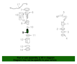 2007-2009 Lexus RX350 Fuel Pump 23220-31180 | OEM Parts Online