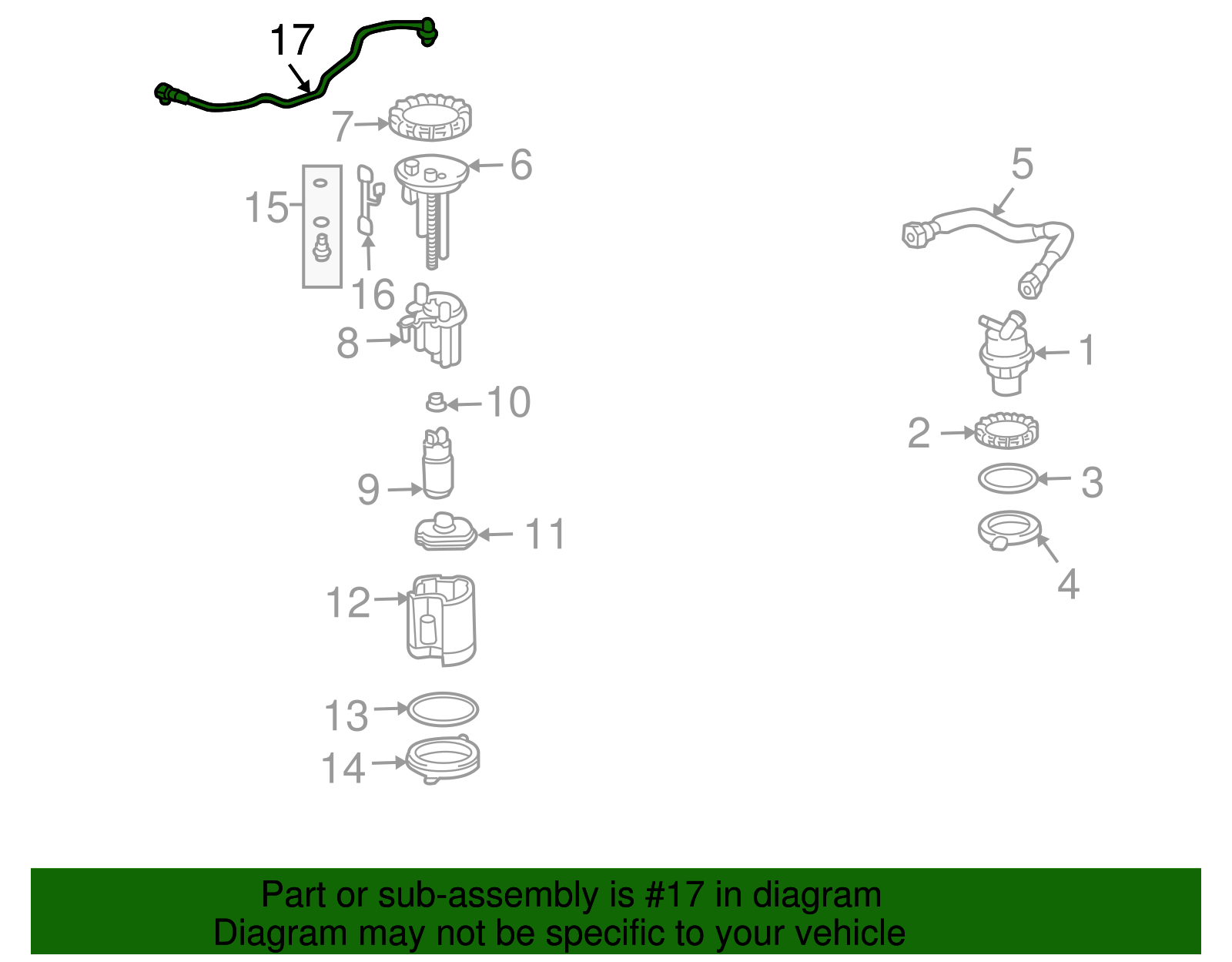 77209-0E030 - Tube - 2004-2009 Lexus | My L Parts
