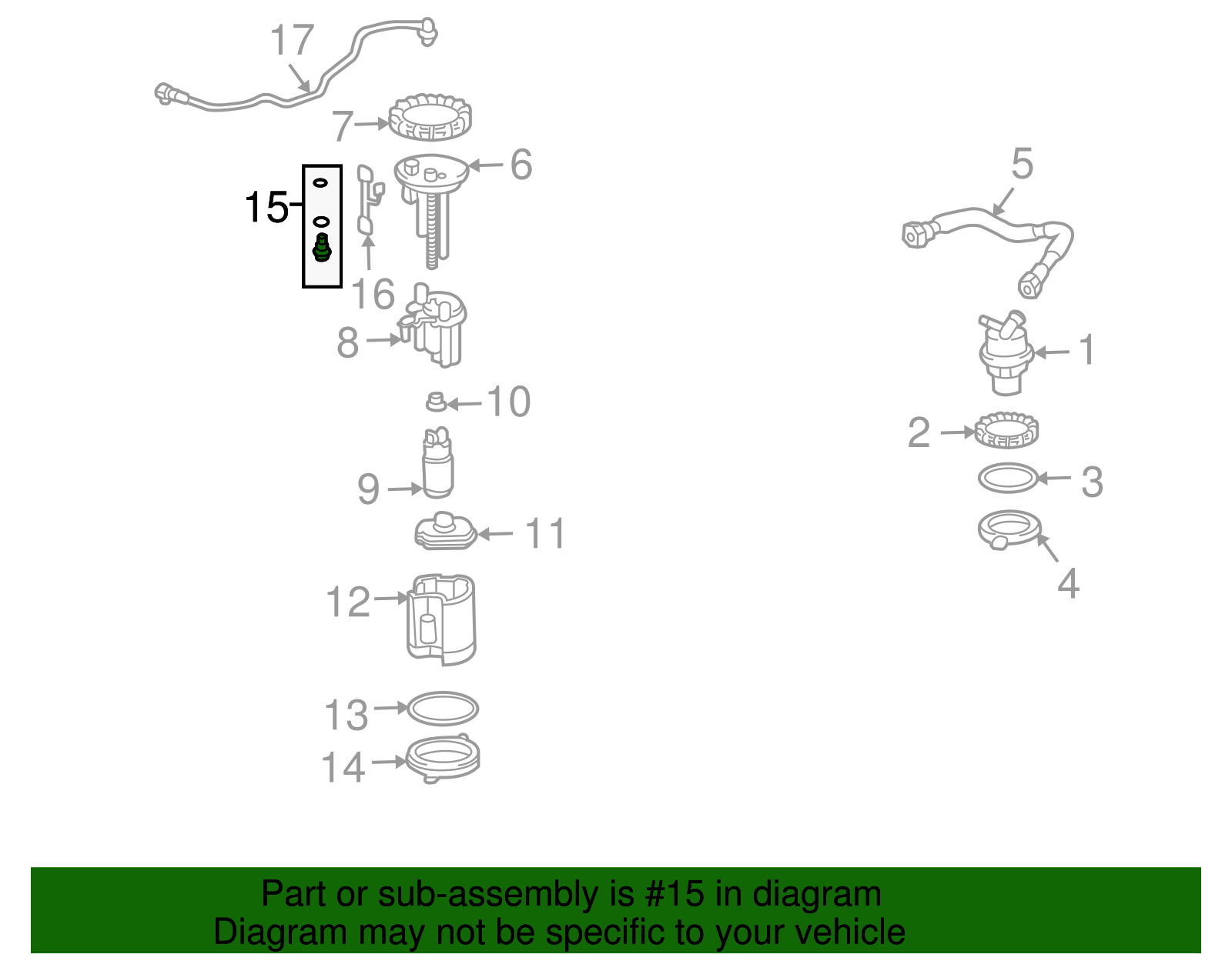 23280-20040 - Fuel Pressure Regulator 2004-2006 Lexus RX330 | Longo ...