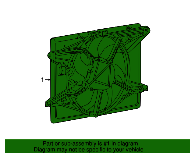 2017-2021 Chrysler Fan Assembly 68217321AC | TascaParts.com