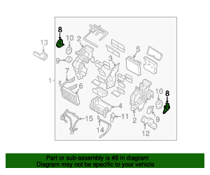 97155-4D000 - Actuator 2006-2014 Kia Sedona | Kia.Parts Store