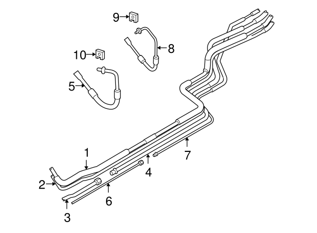 2010-2019 Ford AC Tube AC2Z*19867*A | TascaParts.com