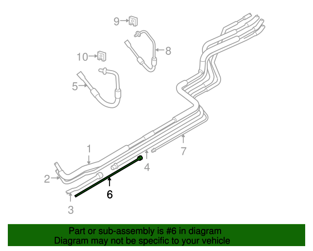2008-2010 Ford AC Line 6C2Z-19835-AA | QuirkParts