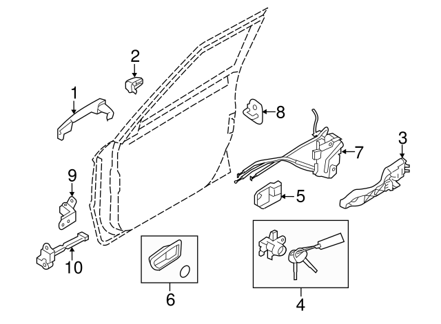 2012-2013 Kia Soul Escutcheon - Passenger Side (RH) 82652-2K510 ...