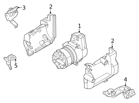 Condenser, Compressor & Lines for 2020 Porsche Taycan ...