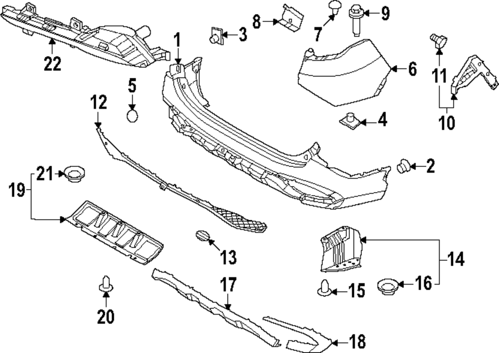 86677-P1000 - Under Cover 2023-2025 Kia Sportage | Kia.Parts Store