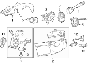 84545435 - Black Turn Signal Switch 2011-2019 GM | Chevrolet Parts Direct