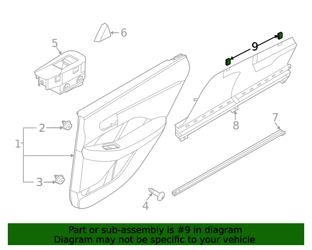 Genuine Sunshade Hook for 2020-2023 Hyundai Sonata | Part# 83917-L1000 ...
