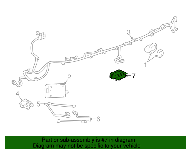 Rear Closure Hands Free Lamp 13540011 | GMPartsDirect.com