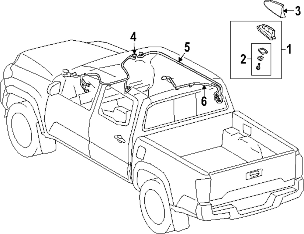 2022-2023 Toyota Tundra Antenna Cable 86101-0C640 | Toyota Parts Center