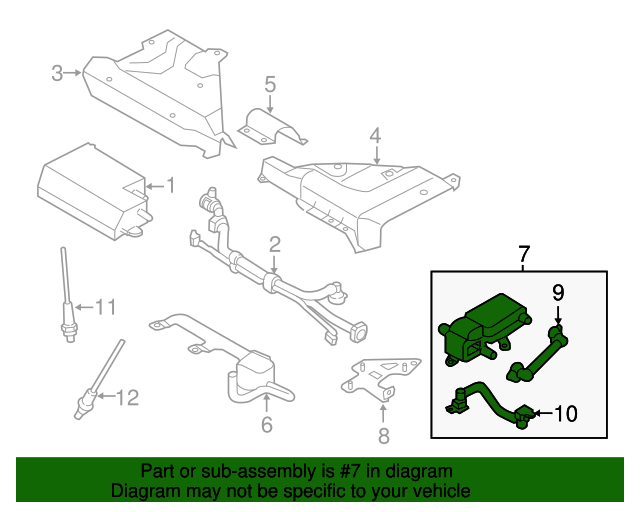 2011-2014 Subaru Purge Valve 42084SC010 | TascaParts.com