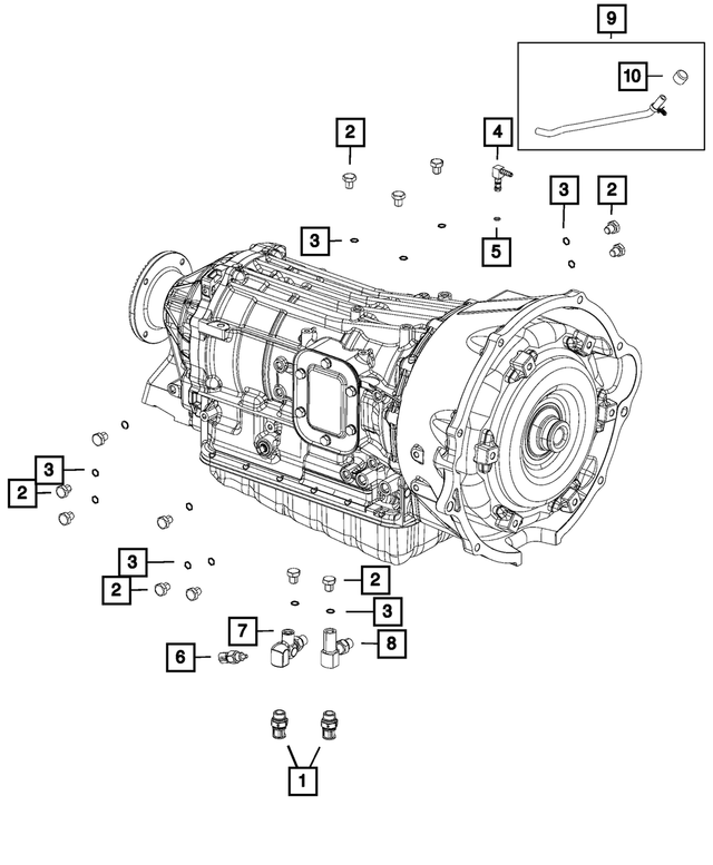 2019-2024 Ram 3500 Oil Cooler Line Elbow 68445730AA | Mopar Estores