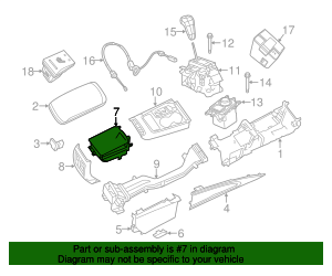 2015-2023 Mopar Console Compartment 68212884AA | Mopar Parts Canada