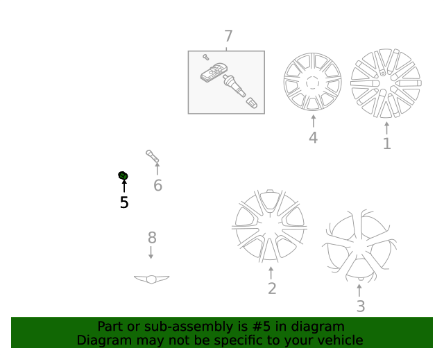 2006-2024 Hyundai Wheel Nut 52950-37000 | OEM Parts Online