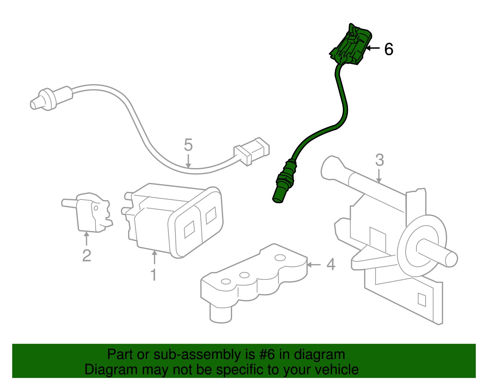 12618011 - 2010-2011 GM - Heated Oxygen Sensor | My GM Part