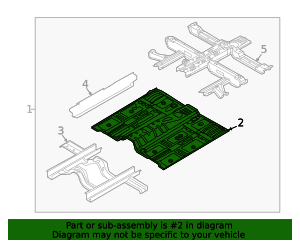2021-2023 Kia Sorento Floor Pan Assembly 65100-R5000 | TascaParts.com