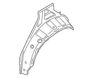 Genuine BMW 41-00-7-493-981 | Wheel Housing Side Panel | FREE Shipping ...