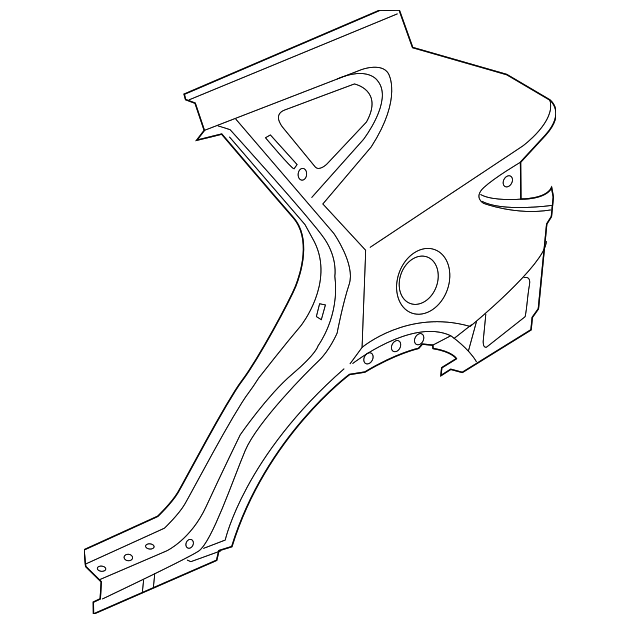2013-2018 Hyundai Santa Fe Sport Quarter Panel 71504-4ZC00 | OEM Parts ...