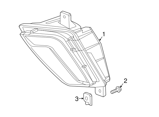 23384965 - Driver Side Daytime Running Lamp 2016-2019 Chevrolet Volt ...