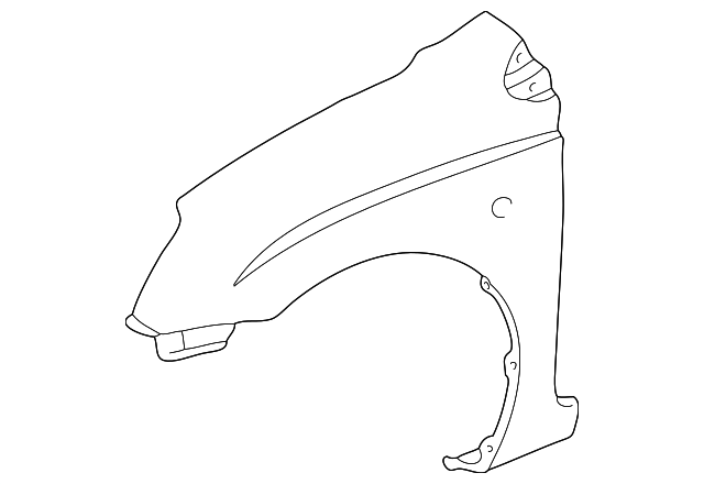 2001-2003 Toyota Prius Fender 53812-47030 | Toyota Parts Center