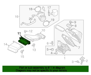28212-A9100 - Extension 2015-2021 Kia Sedona | Kia.Parts Store