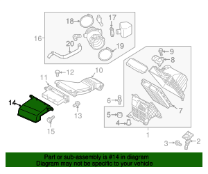 2015-2020 Kia Sedona Shield 28213-A9100 | TascaParts.com