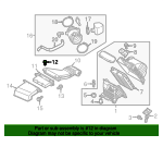 2012-2018 Kia Extension Retainer 86590-1W000 | TascaParts.com