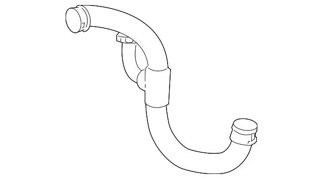 204-501-90-82 - Radiator Coolant Hose 2012-2017 Mercedes-Benz ...