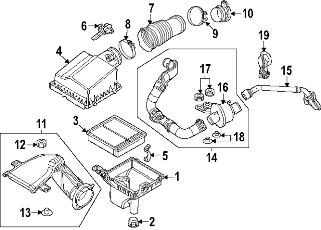 2024 Mazda CX-90 Air Filter PXFV-13-3A0 | OEM Parts Online