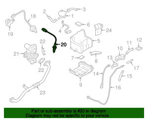 39210-03140 - Oxygen Sensor 2017-2022 Kia Niro | Kia.Parts Store