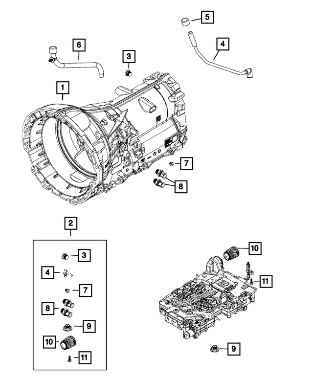 MOPAR TRANSMISSION PLUG - 68402882AA - 68402882AA | Mopar Online Parts