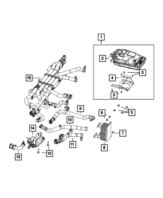 2022 Chrysler Electric Coolant Heater 68436172AA | AutoNationParts.com