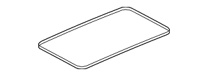 2009-2017 Audi Sunroof Frame Outer Seal 8R0-877-459-A | Genuine Audi Parts