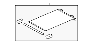 Genuine Audi 1K9-877-307-D-QB9 | Sunroof Cover - Moon Silver | FREE ...