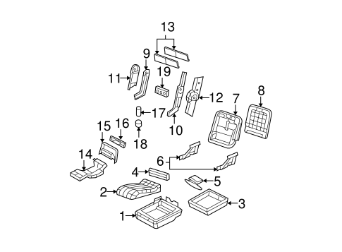 Front Seat Components for 2009 Dodge Ram 1500 | Mopar Parts