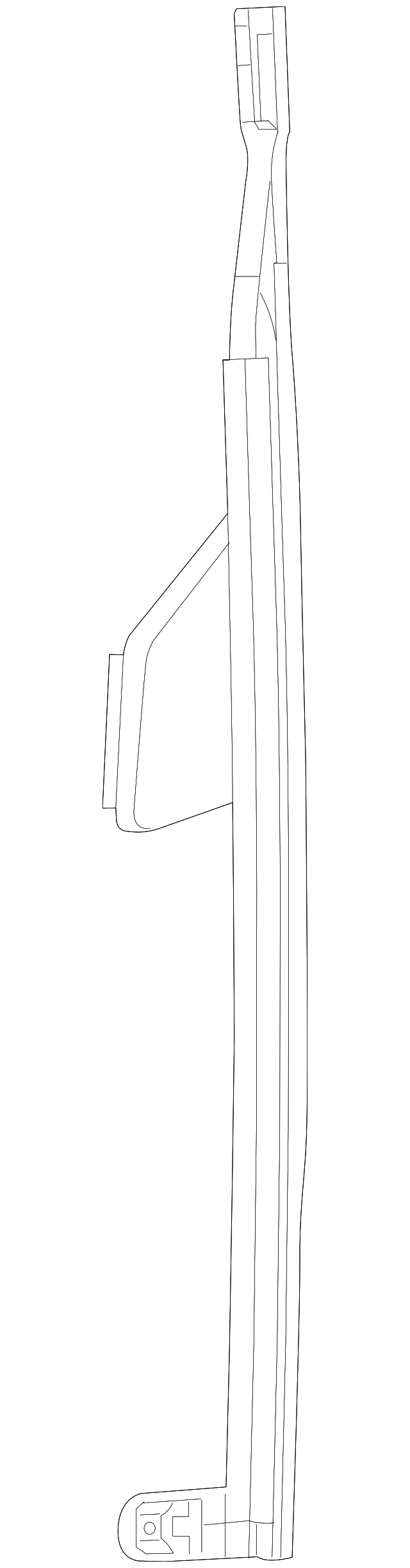 2014-2021 Ram Lower Channel - Passenger Side (RH) 68169376AA ...